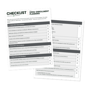 Employee Benefits Open Enrollment Checklist 2026 | HR Guide